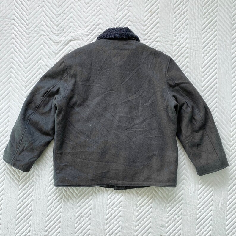 Vintage Reproductions 80s US Navy Deck Jacket - Etsy