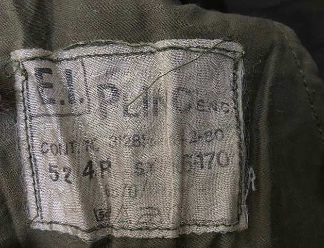 Vintage 70s Issue Italian Military Field Battle Jacket - Etsy