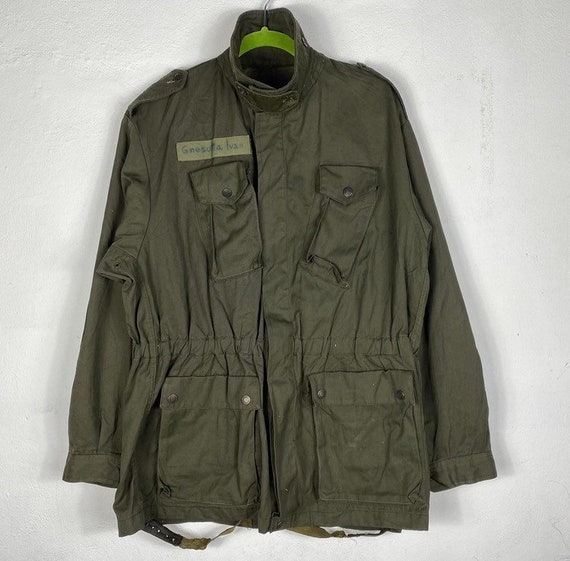 Vintage 70s Issue Italian Military Field Battle Jacket - Etsy