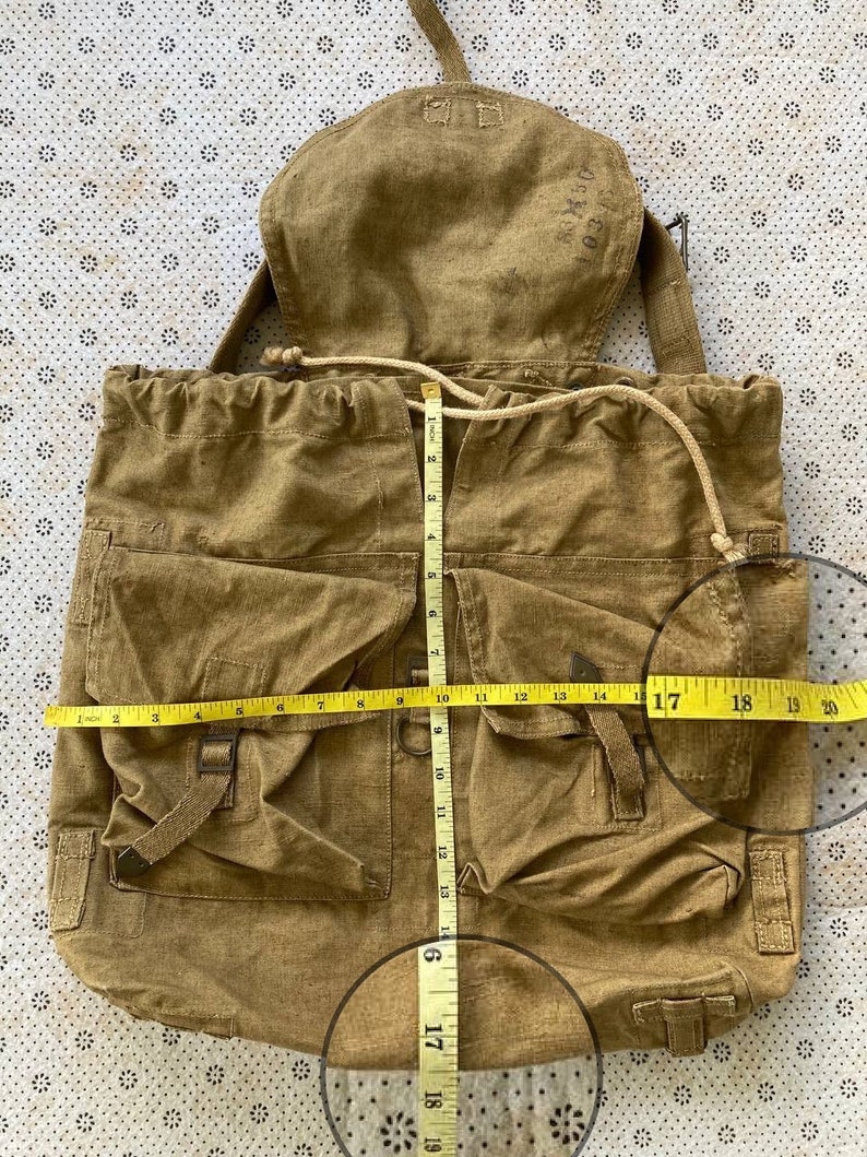 True Vintage 60s Rucksack Bag Pack Czechoslovakia Army - Etsy