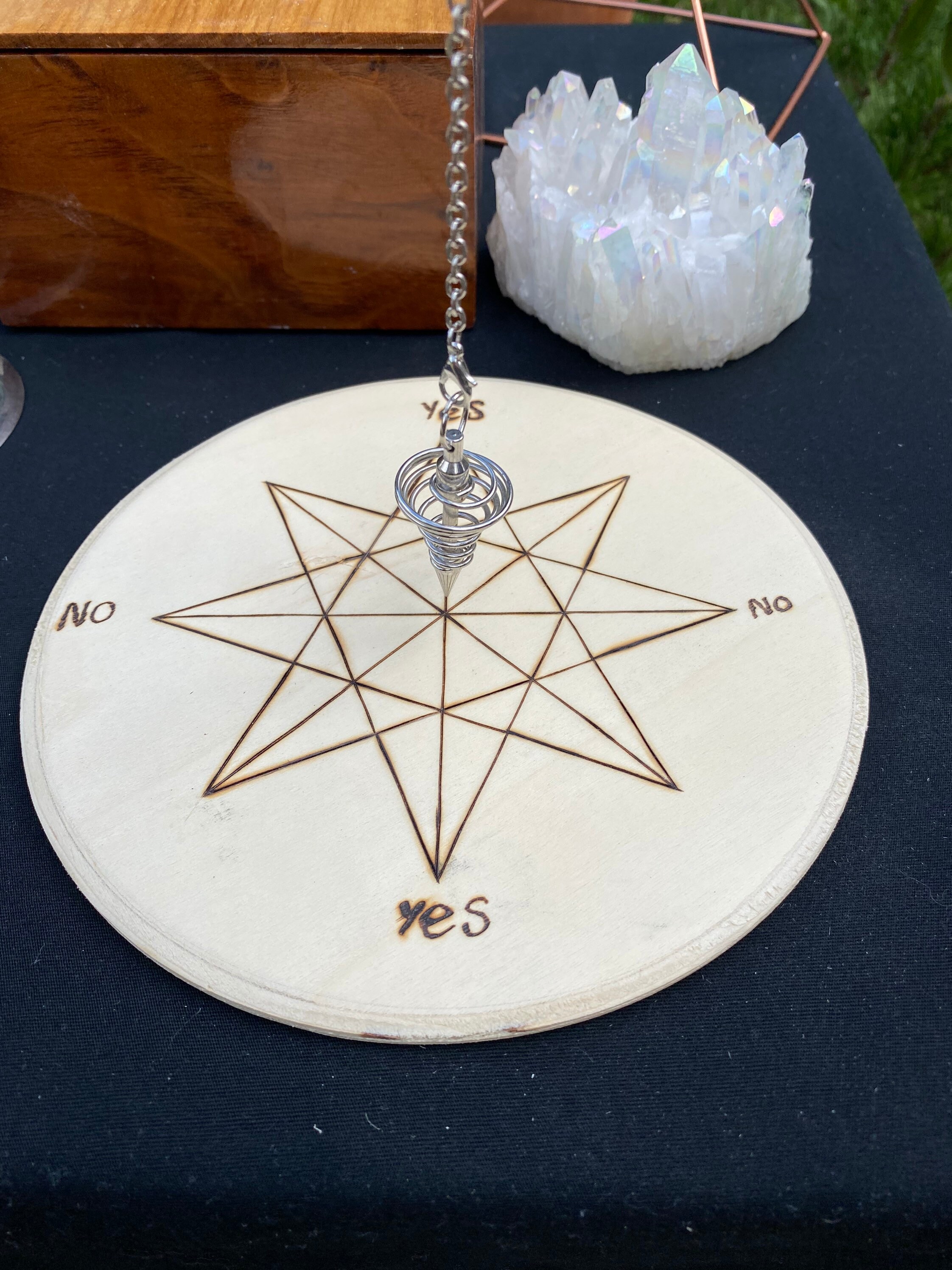 Pendulum Board Eight Pointed Star — You Are Uniquely Magic
