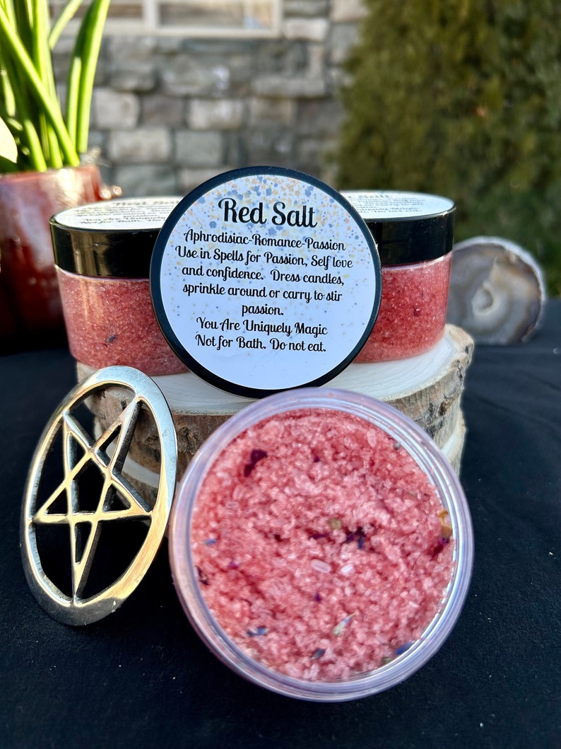 Red Witches Salt-passion and Love Spells 5oz - Etsy
