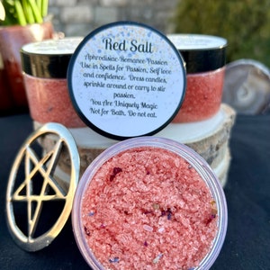 Red Witches Salt-passion and Love Spells 5oz - Etsy