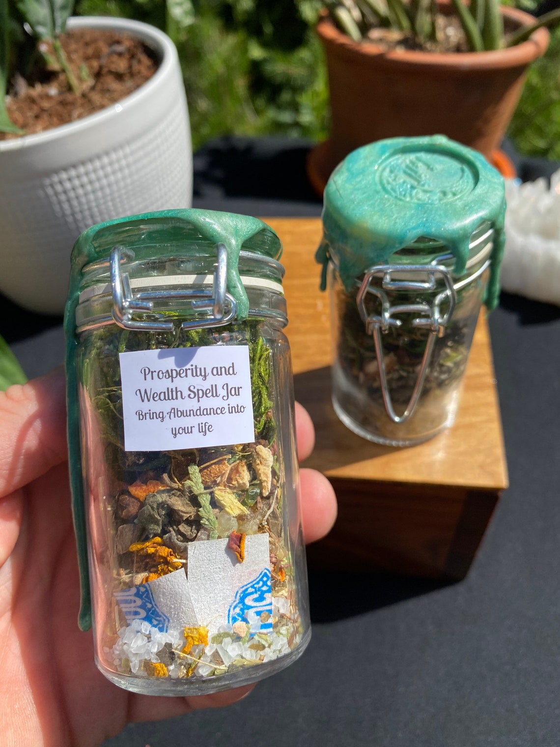 Prosperity and Wealth Spell Jar, Manifest Abundance - Etsy