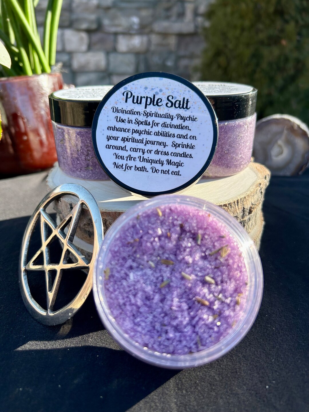 Purple Witches Salt-divination and Third Eye 5oz - Etsy