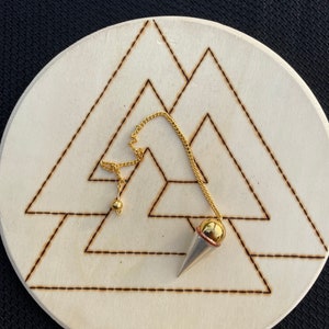 Crystal Grid for Charging Crystals- Valknut Knot of the Slain-stitching ...