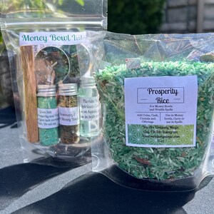 Handmade Money Bowl Kit: WITH Prosperity Rice - Etsy