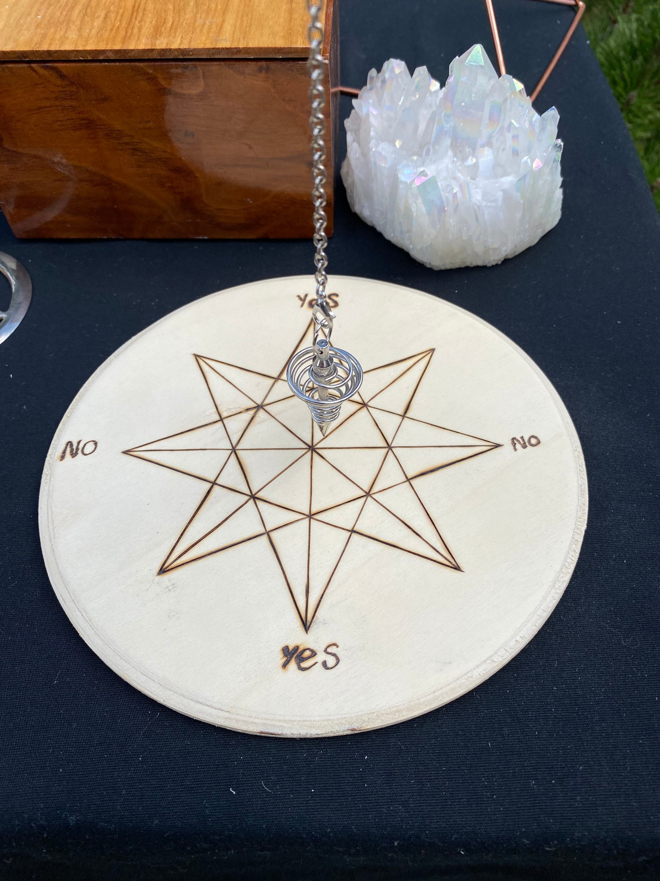 Pendulum Board Eight Pointed Star — You Are Uniquely Magic