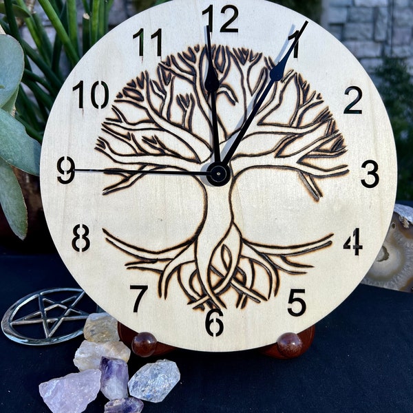 Handmade Wood Clock - Etsy
