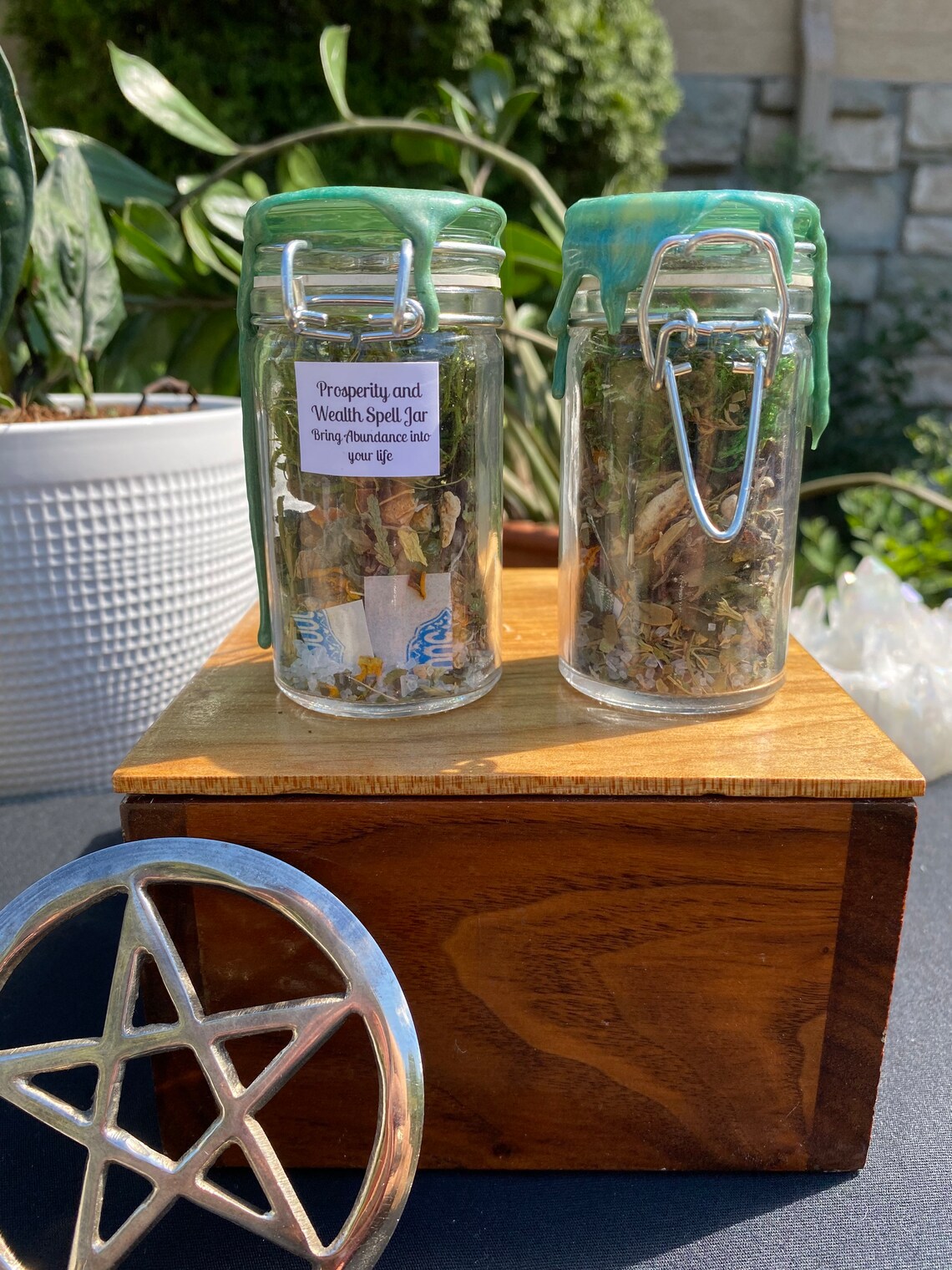 Prosperity and Wealth Spell Jar, Manifest Abundance - Etsy
