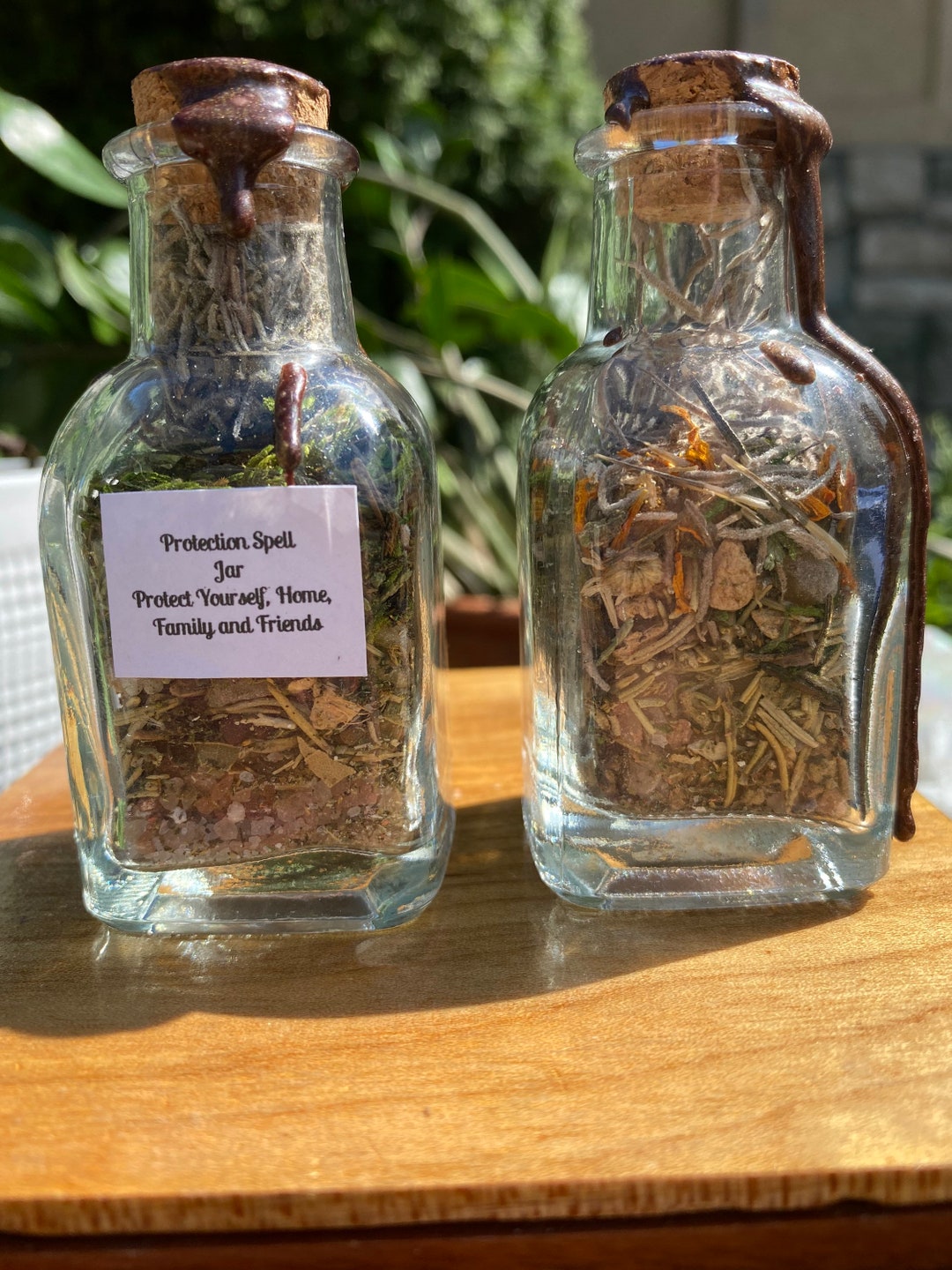 Protection Spell Jar- Ward off Negativity and Safeguard Your Home ...