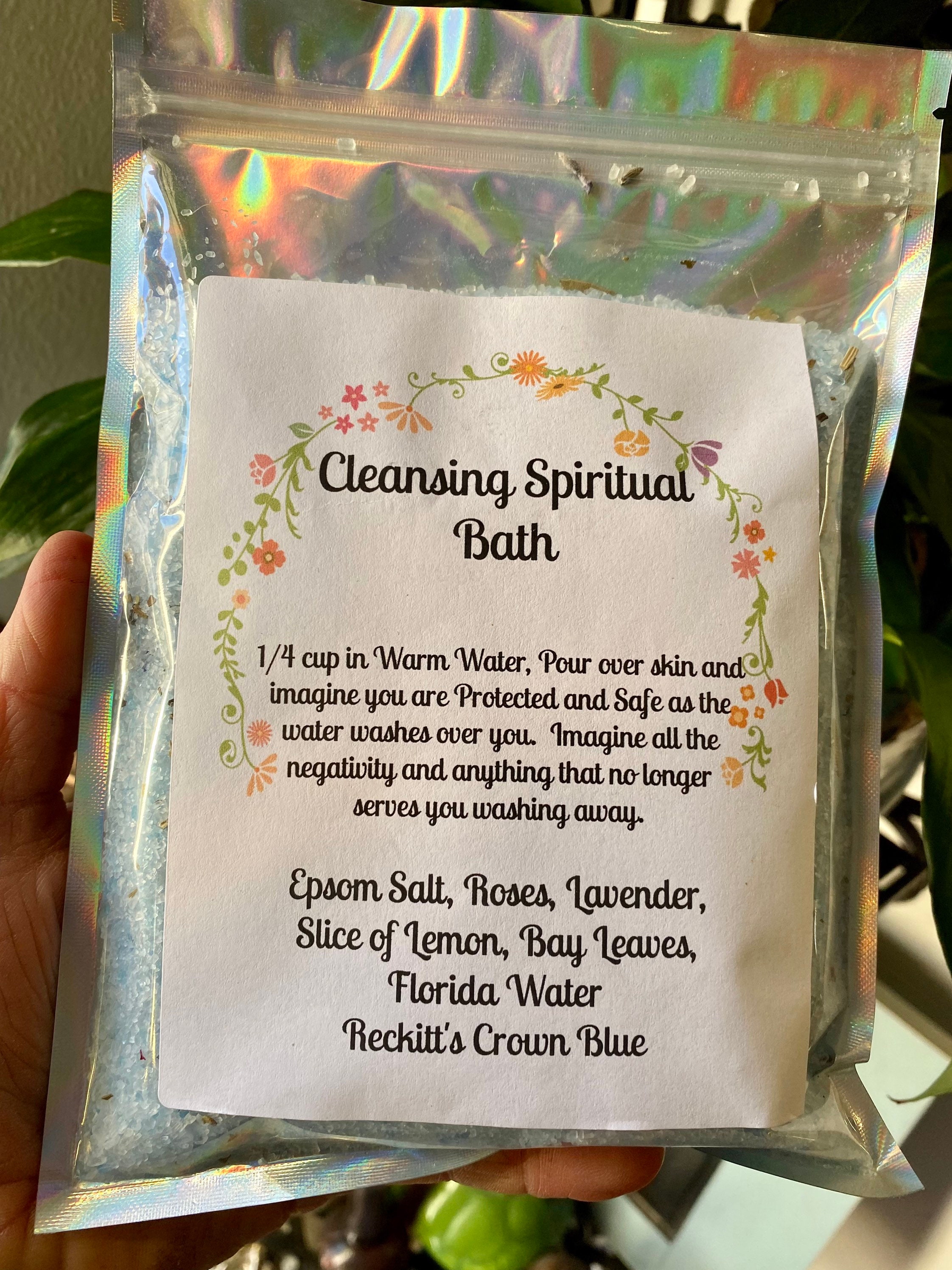 Cleansing Spiritual Bath With Herbs Oils and Intentions. - Etsy