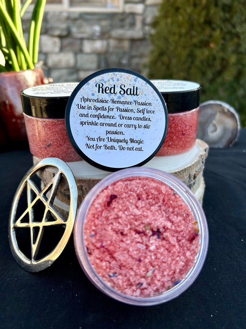 Red Witches Salt-passion and Love Spells 5oz - Etsy