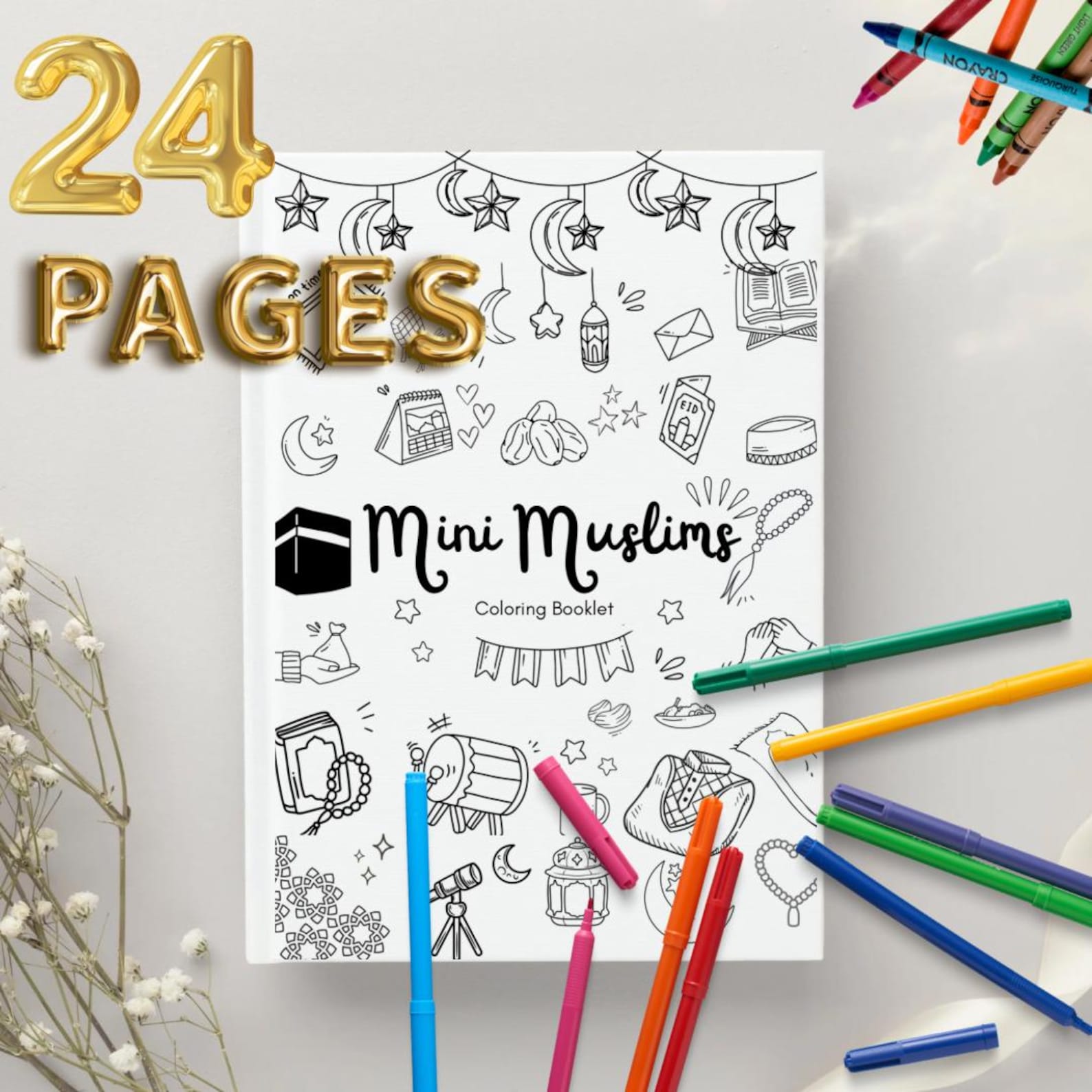 Mini Muslims: Coloring Booklet - Etsy