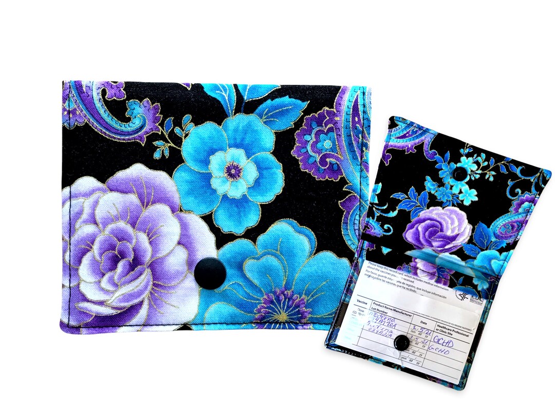 Stylish Fabric Card Case Car Registration & Insurance - Etsy