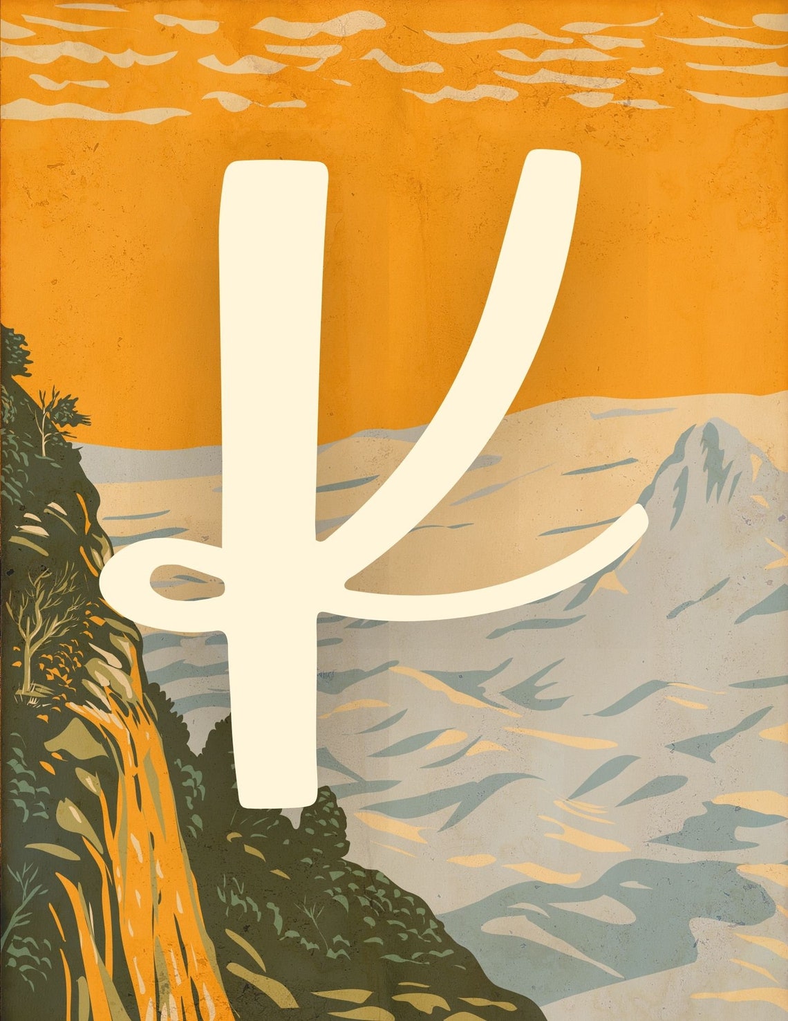 Alphabet & Number Posters National Park Edition White | Etsy