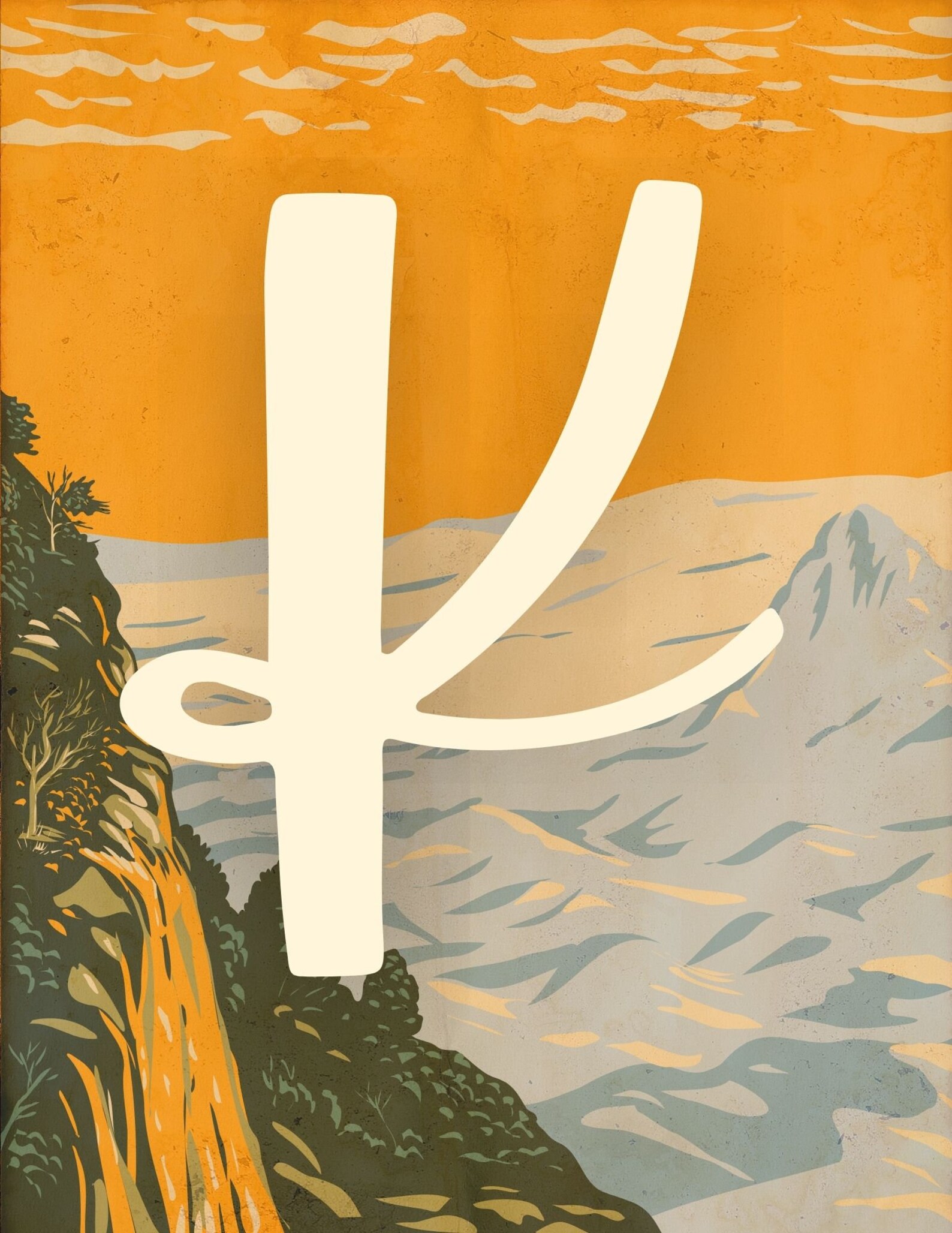 Alphabet & Number Posters National Park Edition White | Etsy