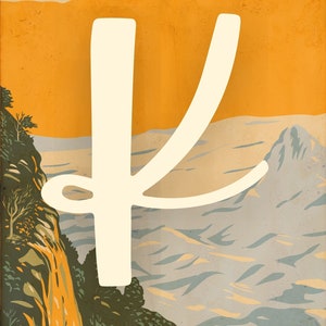 Alphabet & Number Posters | National Park Edition - White Script ...