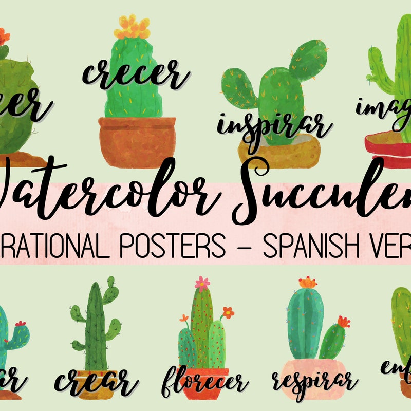 Cactus Classroom Decor - Etsy