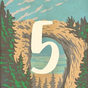 Alphabet & Number Posters | National Park Edition - White Script ...