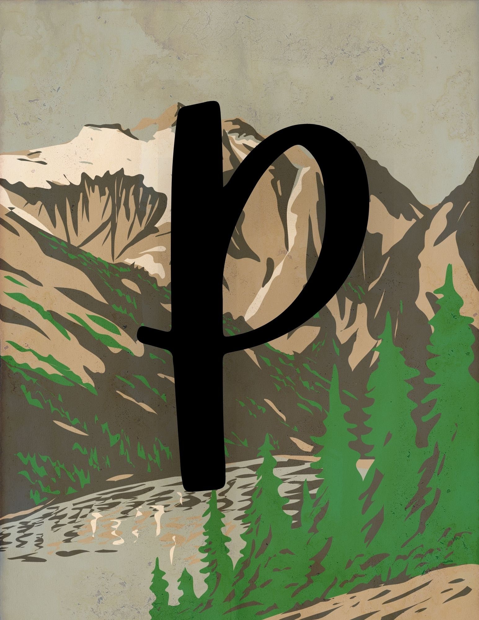 Alphabet & Number Posters | National Park Edition - Black Script ...