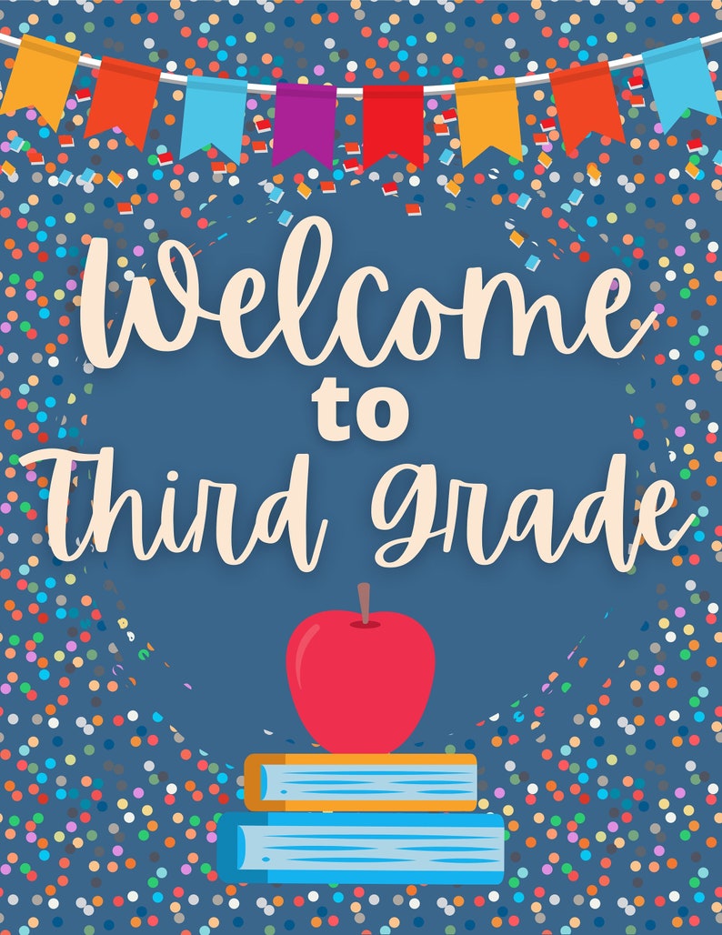 Colorful Confetti Collection | Welcome to Classroom Posters Printable ...