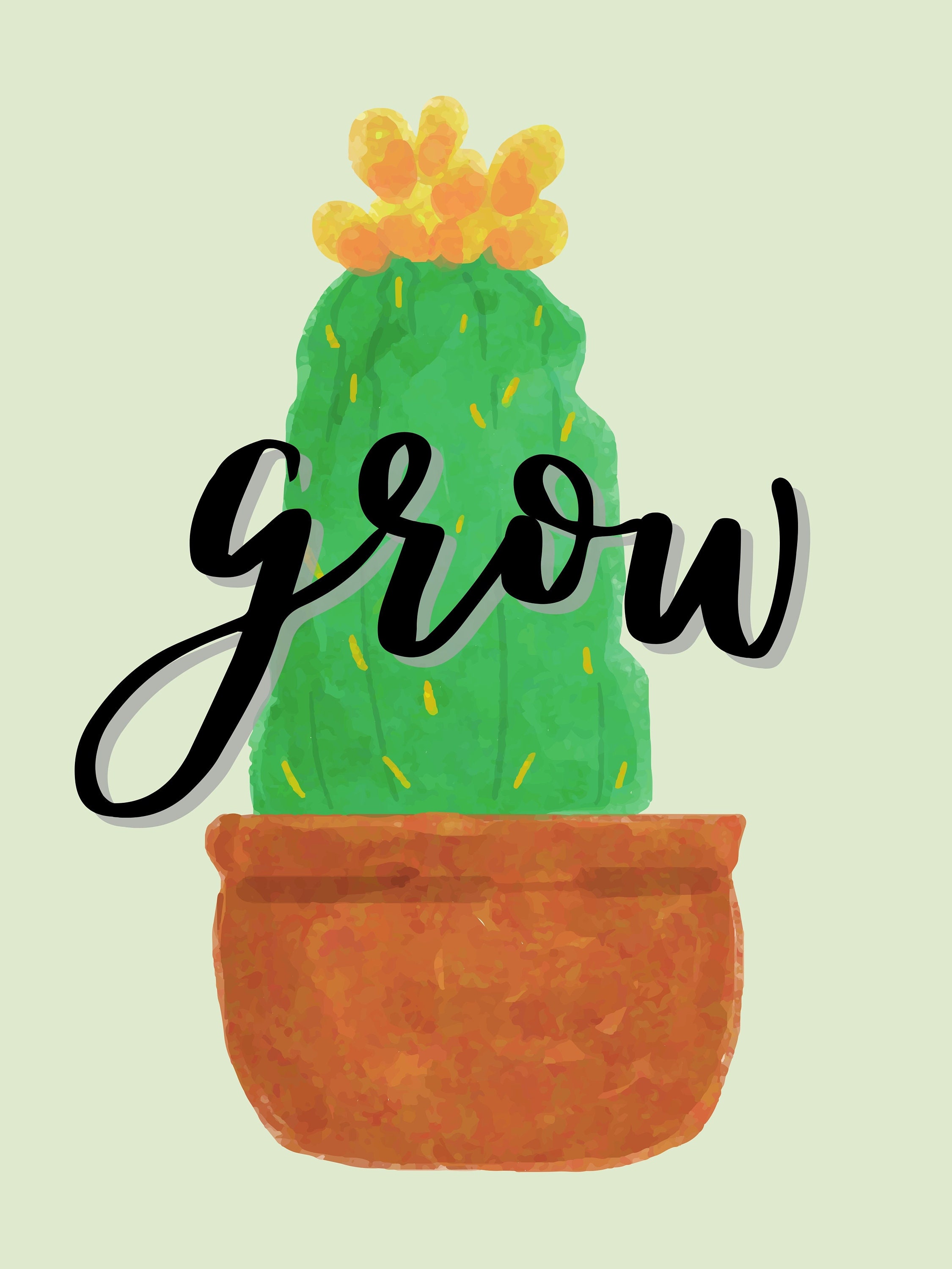 Watercolor Succulents | Inspirational Posters Set of 14 | Classroom ...