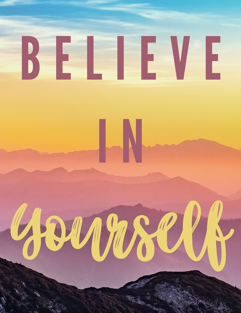 Mountain Themed | Inspirational Posters Set of 8 | Classroom Decor ...