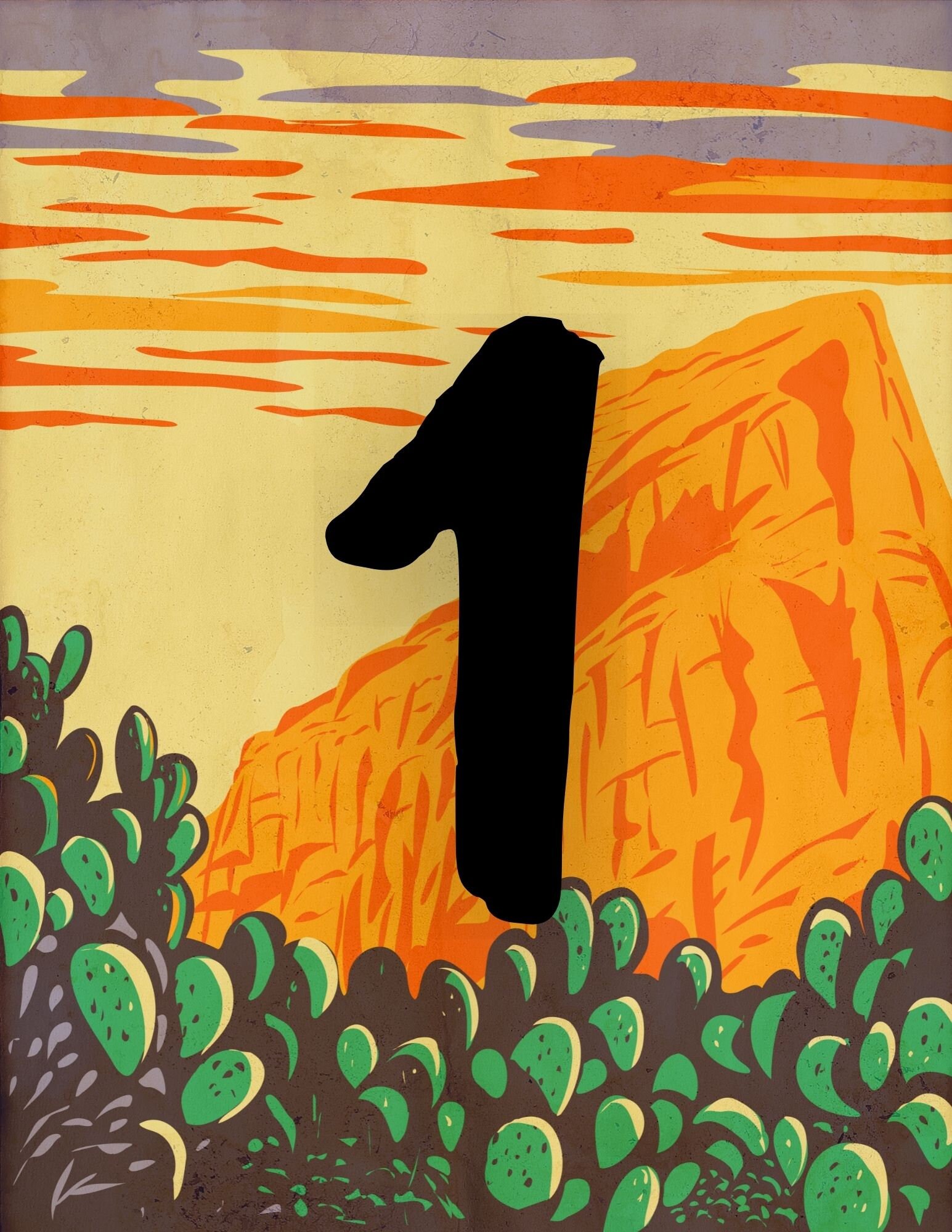 Alphabet & Number Posters | National Park Edition - Black Print ...