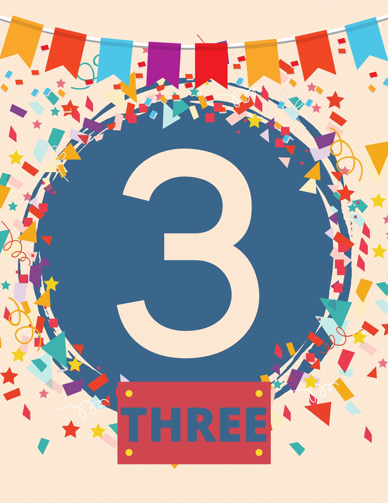 Confetti Collection | Classroom Numbers Printable Decor | Digital ...