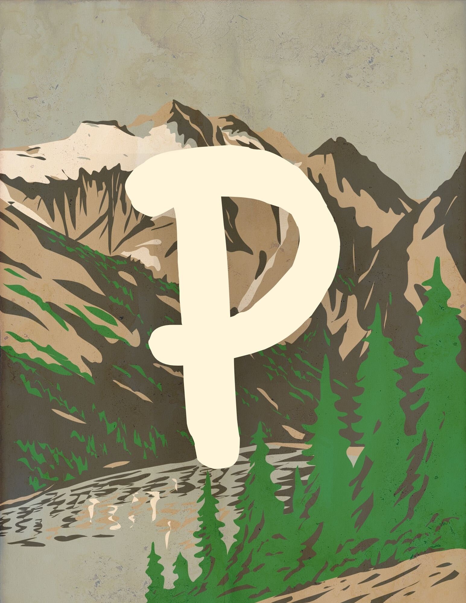 Alphabet & Number Posters | National Park Edition - White Print ...