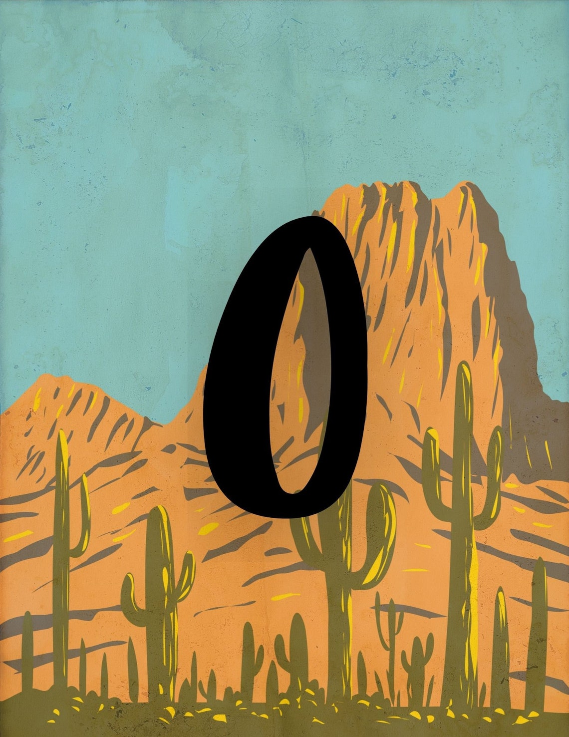 Alphabet & Number Posters | National Park Edition - Black Script ...