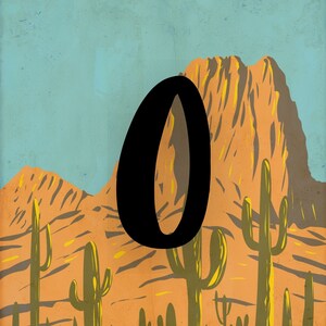 Alphabet & Number Posters | National Park Edition - Black Script ...