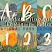 Alphabet & Number Posters National Park Edition White | Etsy