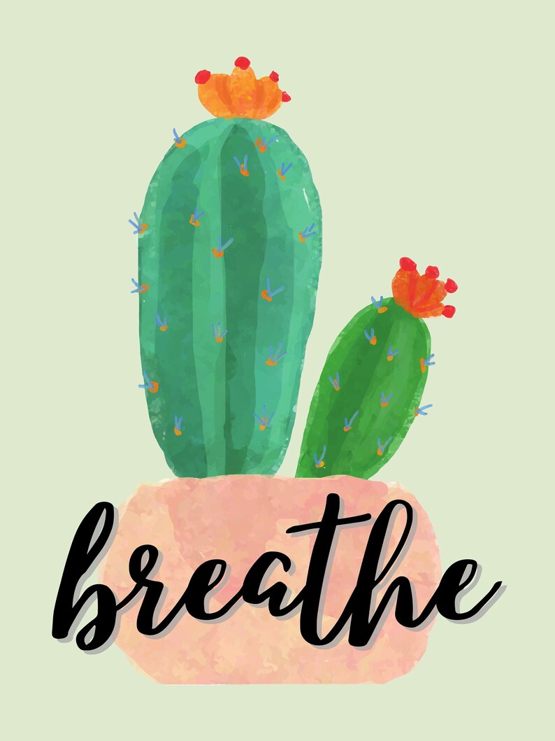 Watercolor Succulents | Inspirational Posters Set of 14 | Classroom ...