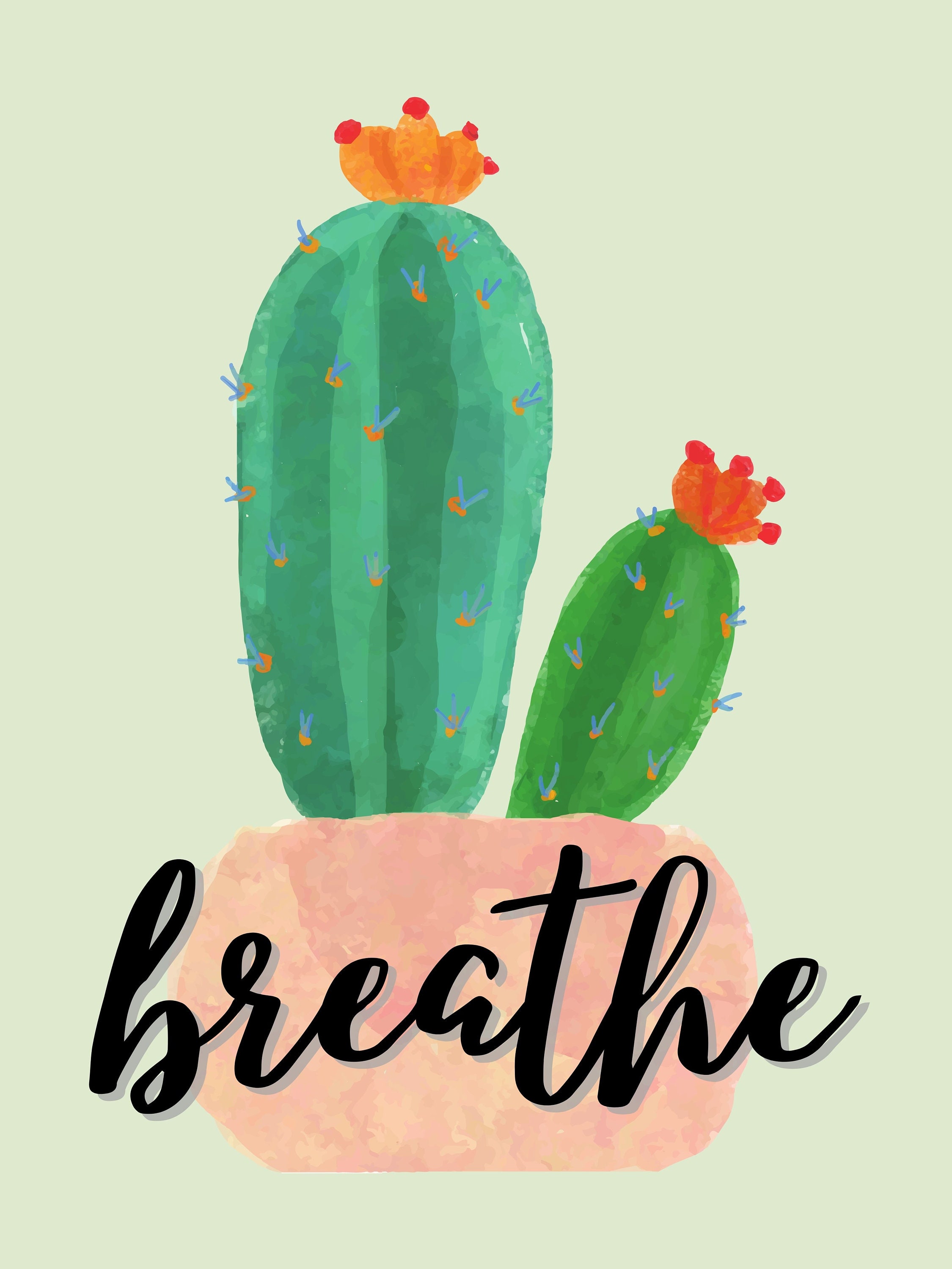 Watercolor Succulents | Inspirational Posters Set of 14 | Classroom ...