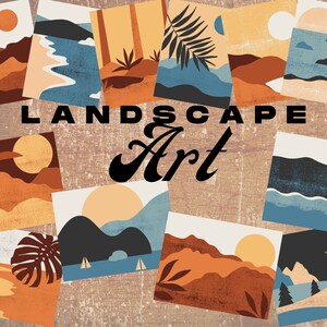 Landscape Art Themed | Set of 12 Posters | Classroom Decor | Digital ...