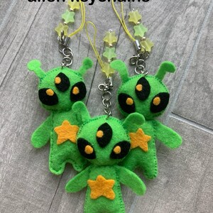 Felt Alien Keychains - Etsy