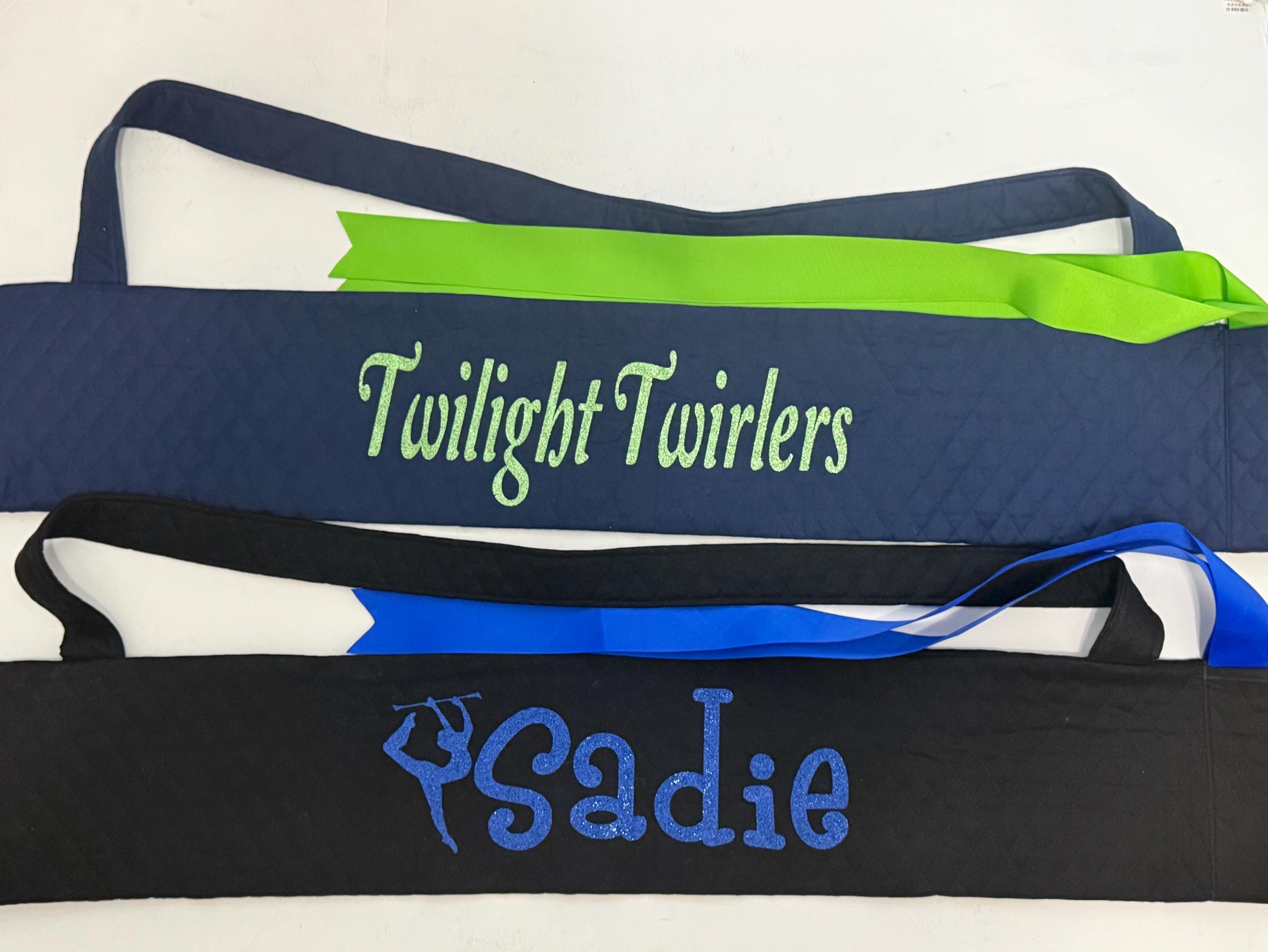 Baton Bag Personalized Solid Quilted Fabric Twirling Case 34in / Baton ...