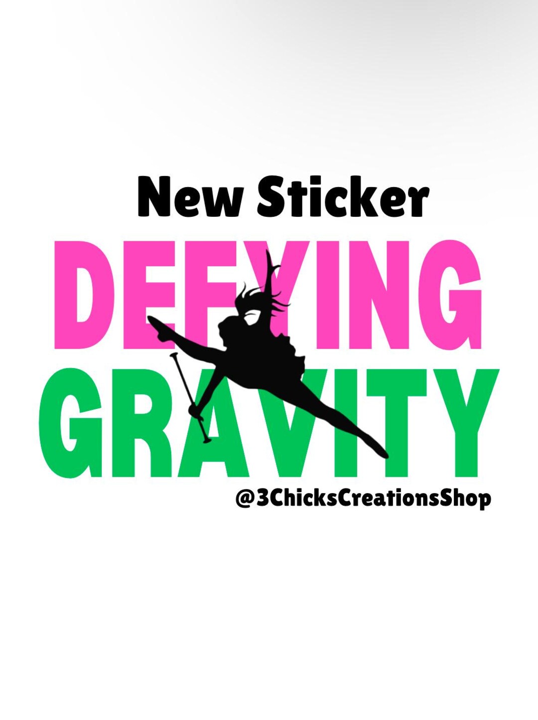 Twirler Defying Gravity Sticker Twirler Gift Baton Stickers - Etsy