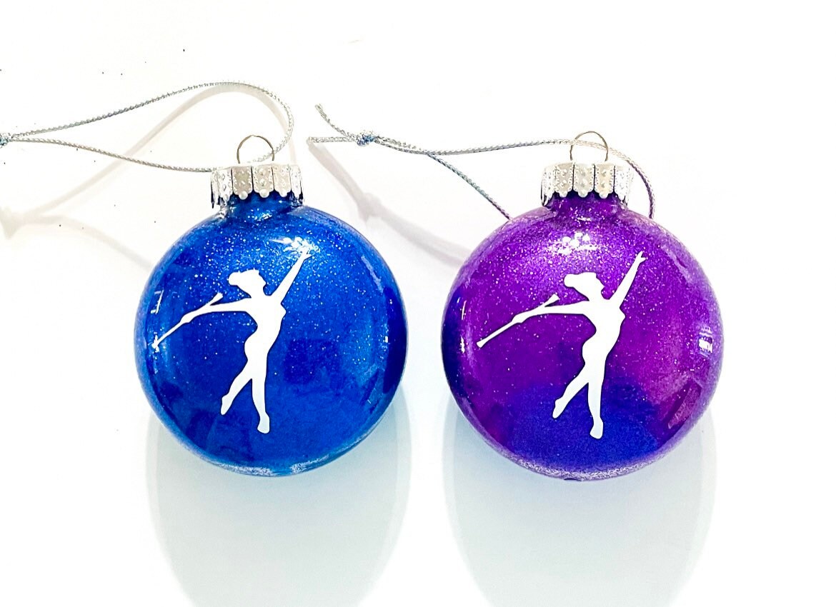 Baton Twirler Christmas Ornament Glitter Personalized Twirler - Etsy