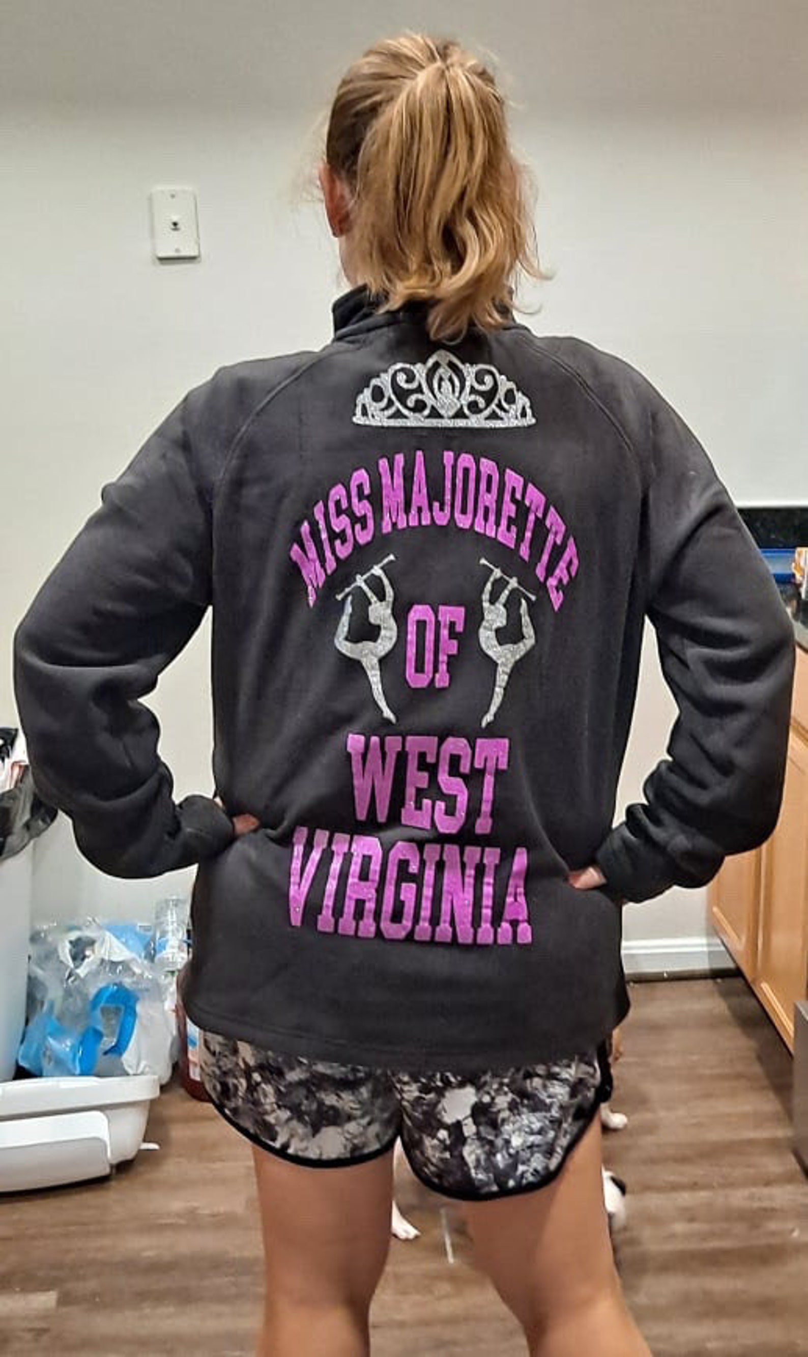 Baton Twirler Title Brag Jacket/custon/-baton Twirler Gift/pageant ...