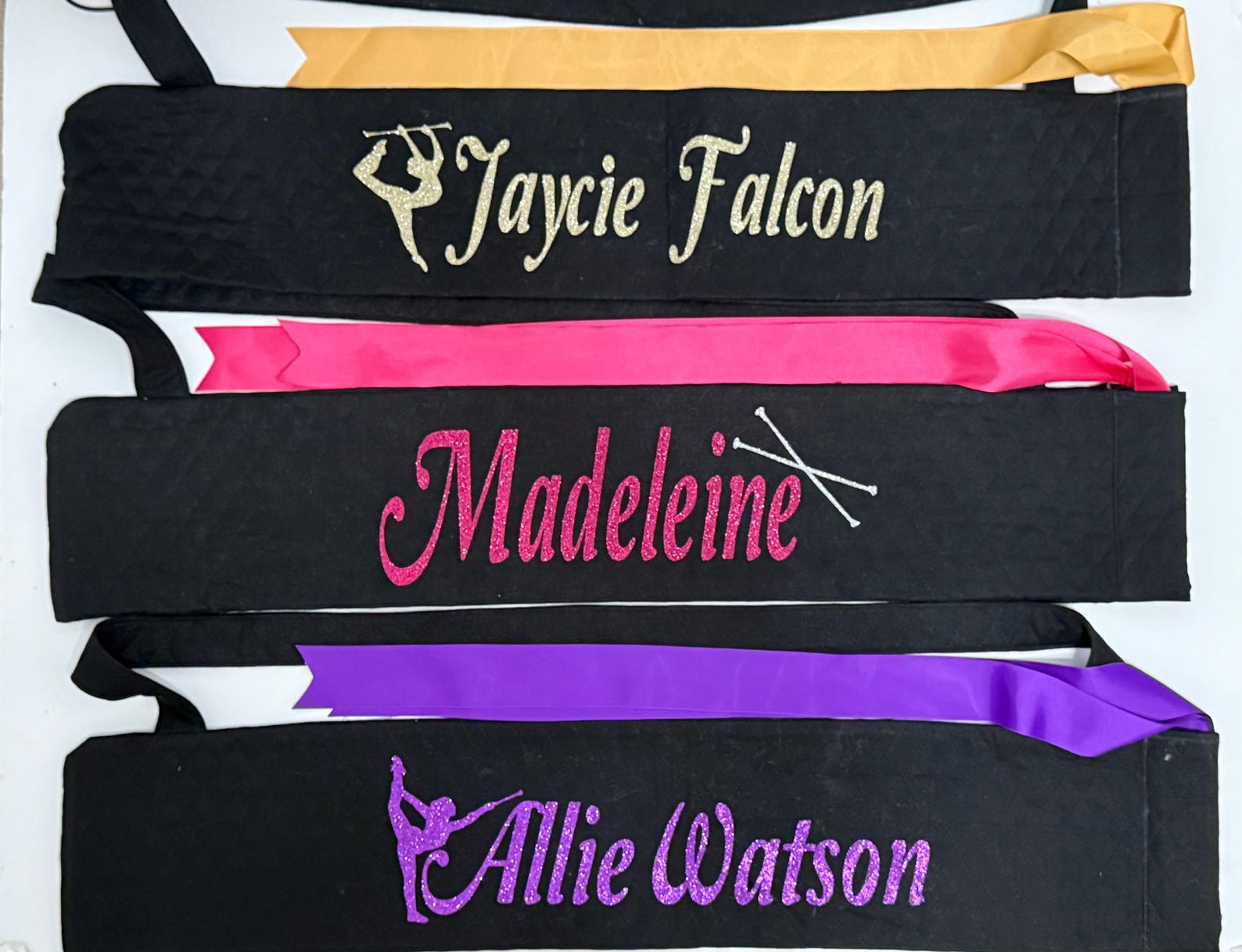 Baton Bag Personalized Solid Quilted Fabric Twirling Case 34in / Baton ...