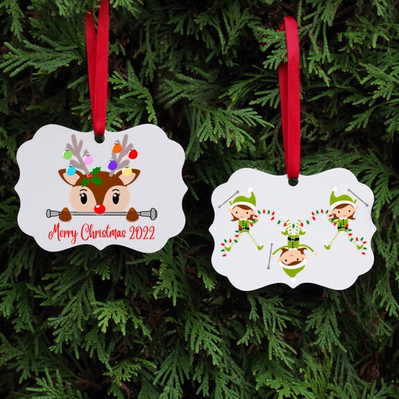 Baton Twirler Christmas Ornament Sublimation Personalized Twirler Gift ...