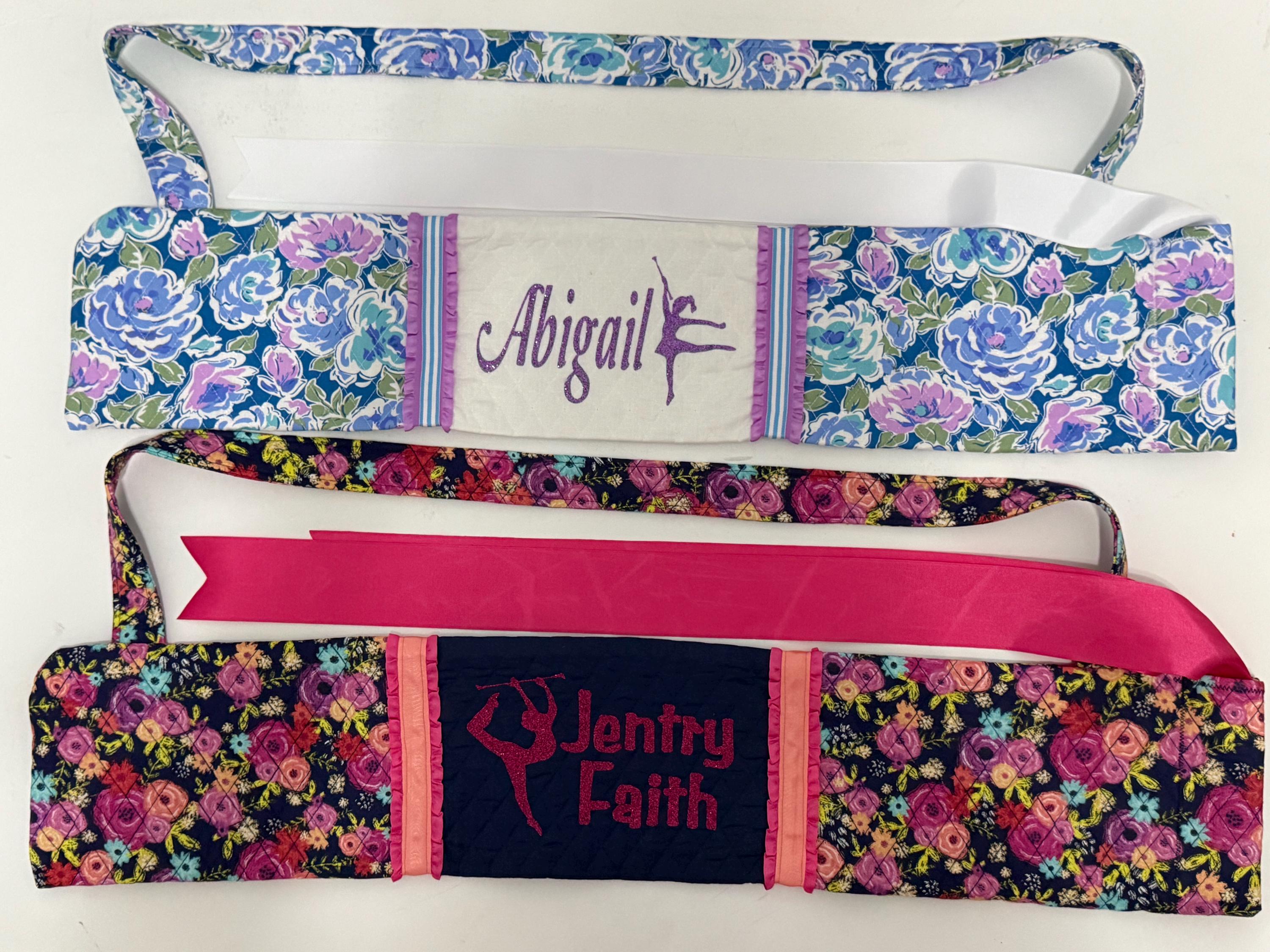 Baton Bag Personalized Quilted Fabric Twirling Case 34in One of a Kind ...