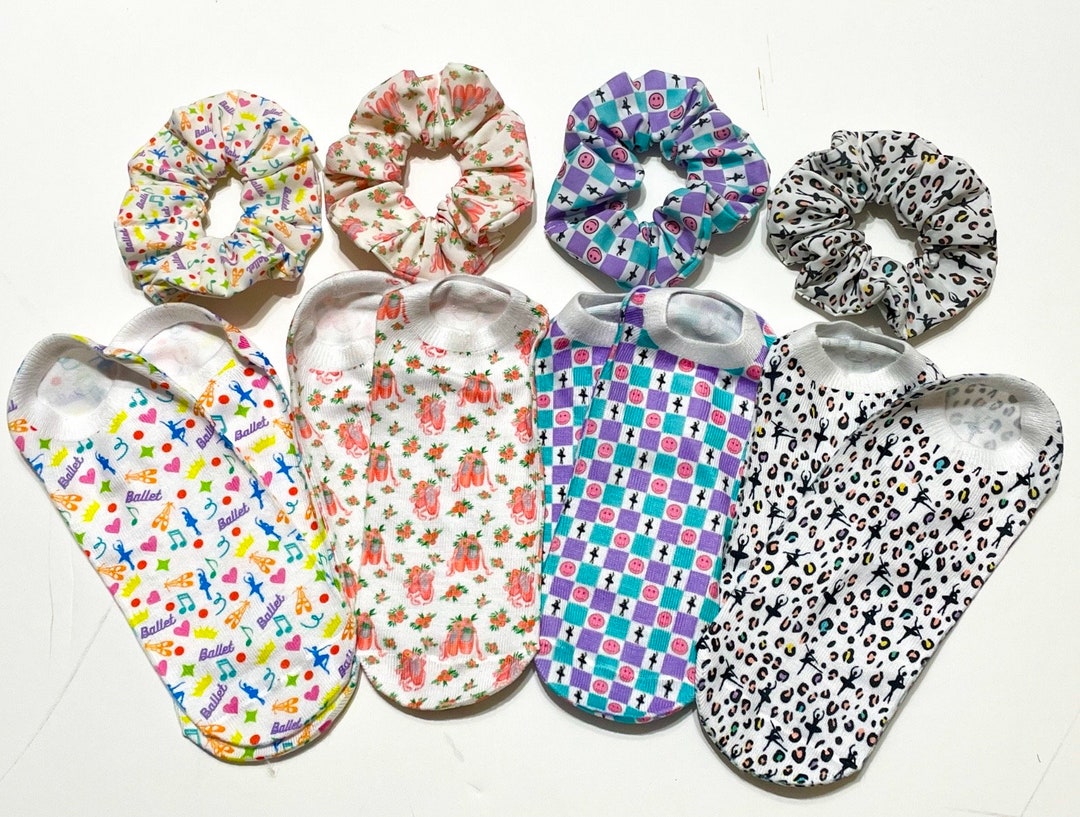 Ballet Dancer Socks Scrunchies Ballerina Dance Gift Set Dance ...