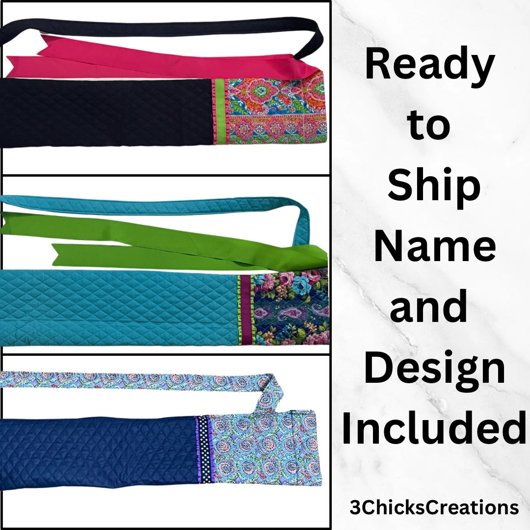 Baton Bag Personalized Quilted Fabric Twirling Case 34in One of a Kind ...