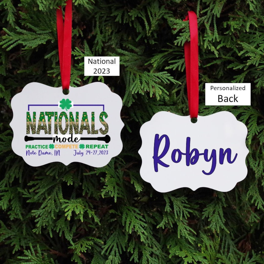 AYOP Baton Twirler Nationals Competition Christmas Ornament Sublimation ...