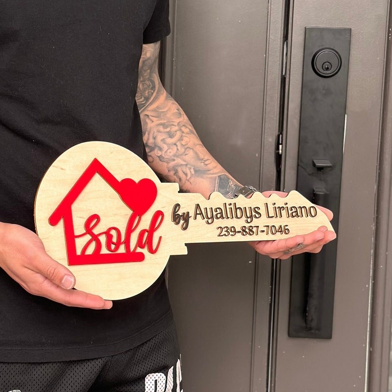 Sold Key Sign - Etsy