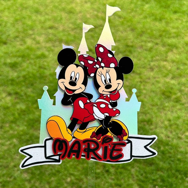 Minnie Mouse Cake Topper - Etsy